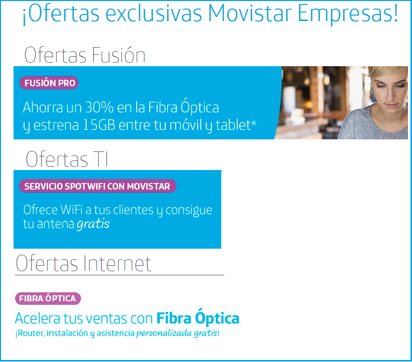 Nuevo espacio de Ofertas personalizadas para empresas en Movistar ...