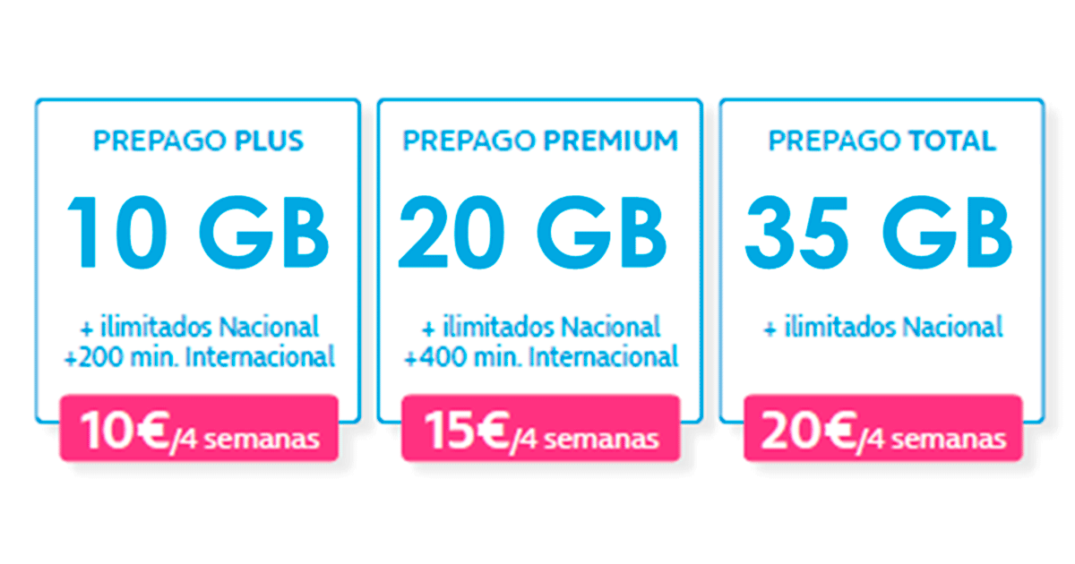 Tarifas Prepago de Movistar